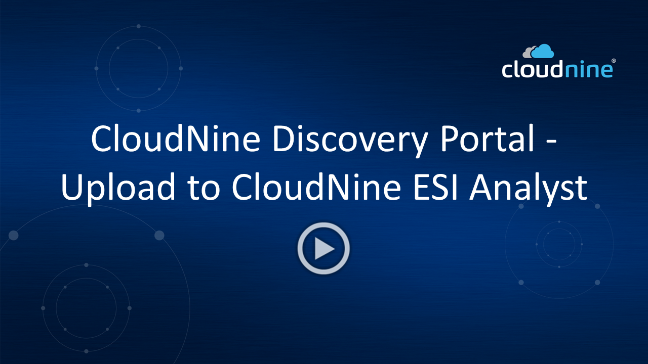 CloudNine Analyst Video Library